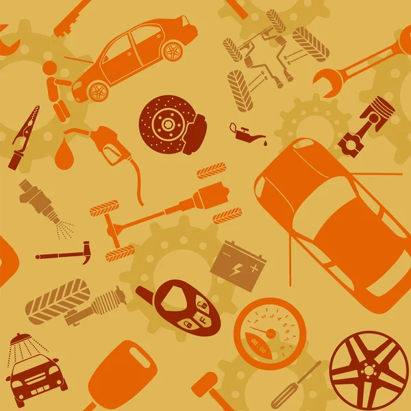 Car service and some types of transportation background Stock Vector ...