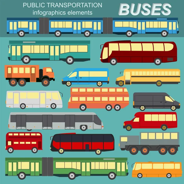 Public transportation infographic Vector Images | Depositphotos