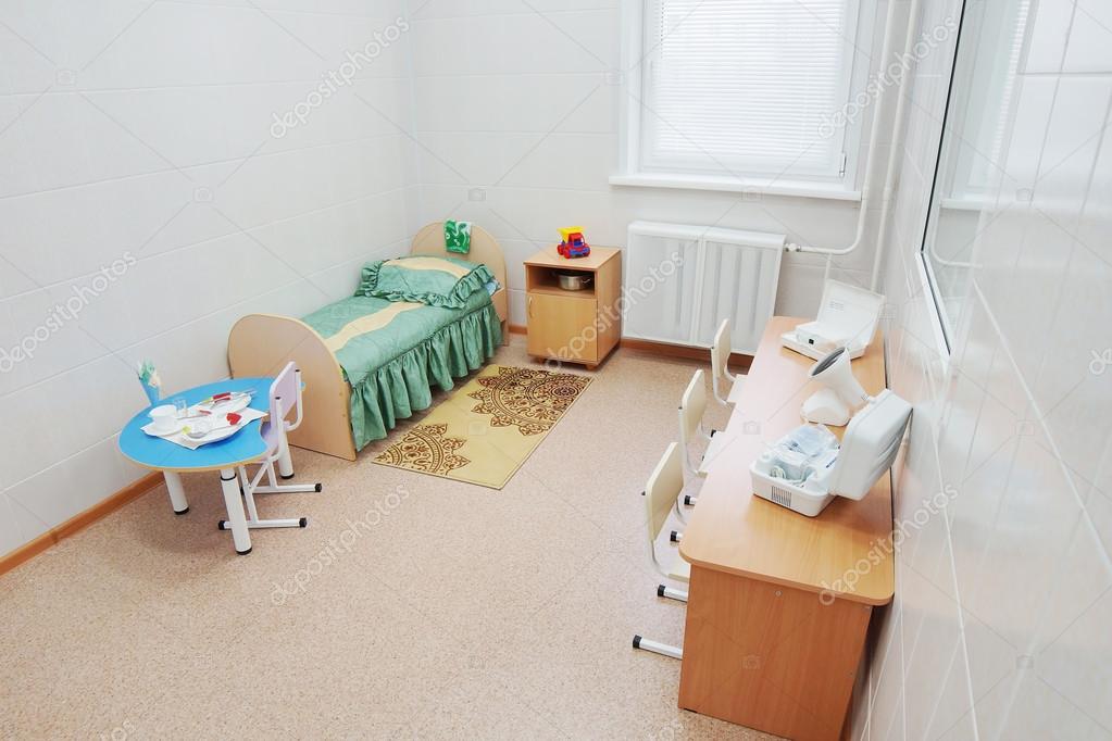Individual ward in a pediatric hospital — Stock Photo © a-poselenov ...