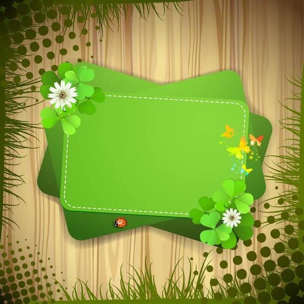 Clover green background Vector Art Stock Images | Depositphotos