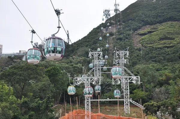 OCEAN PARK, HONGKONG - JUNE 11, Cable car of Ocean Park. Cable car ...