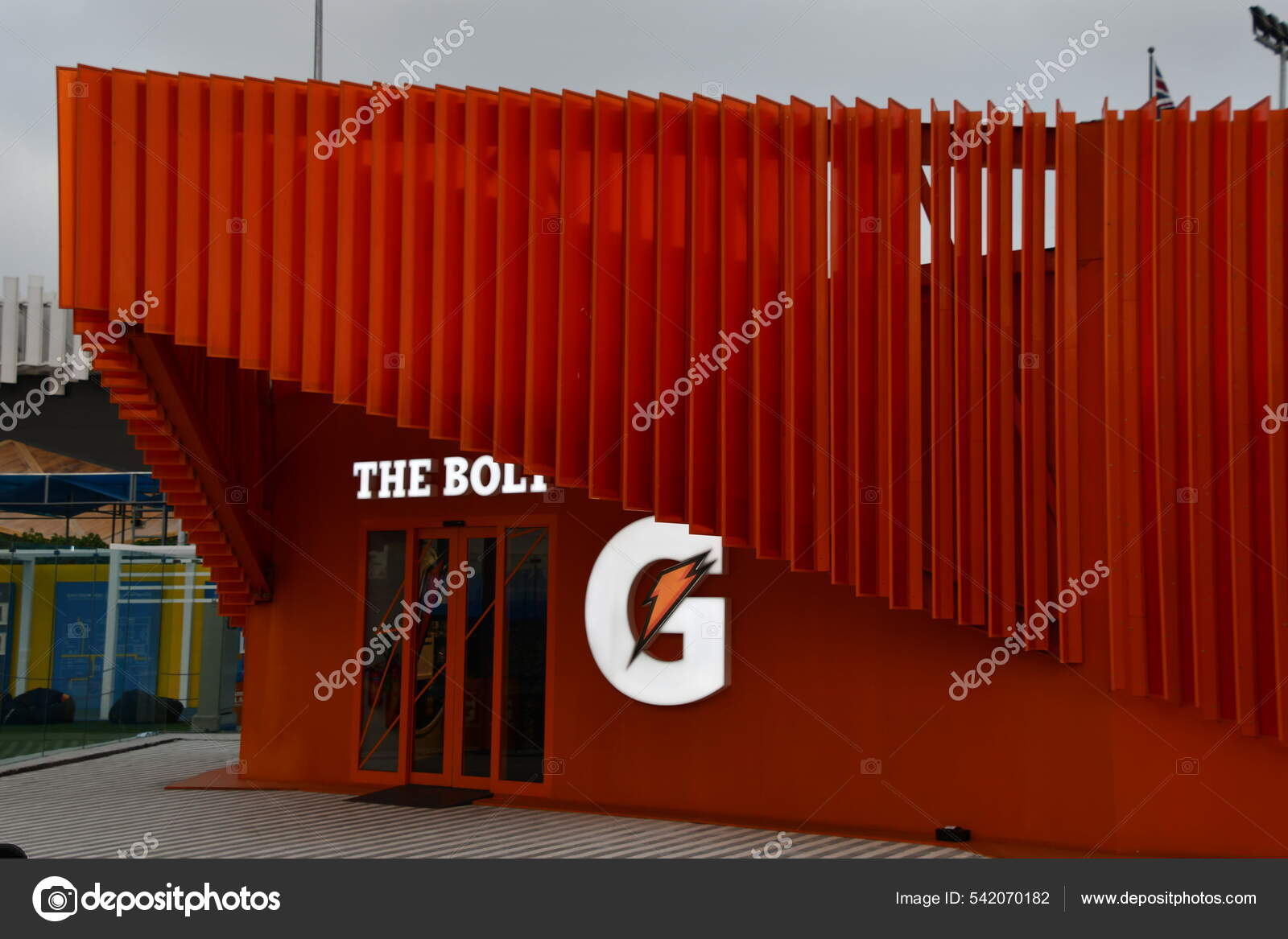 Dubai Emiratos Árabes Unidos Dic Gatorade Bolt Expo 2020 Dubai — Foto editorial de stock ...