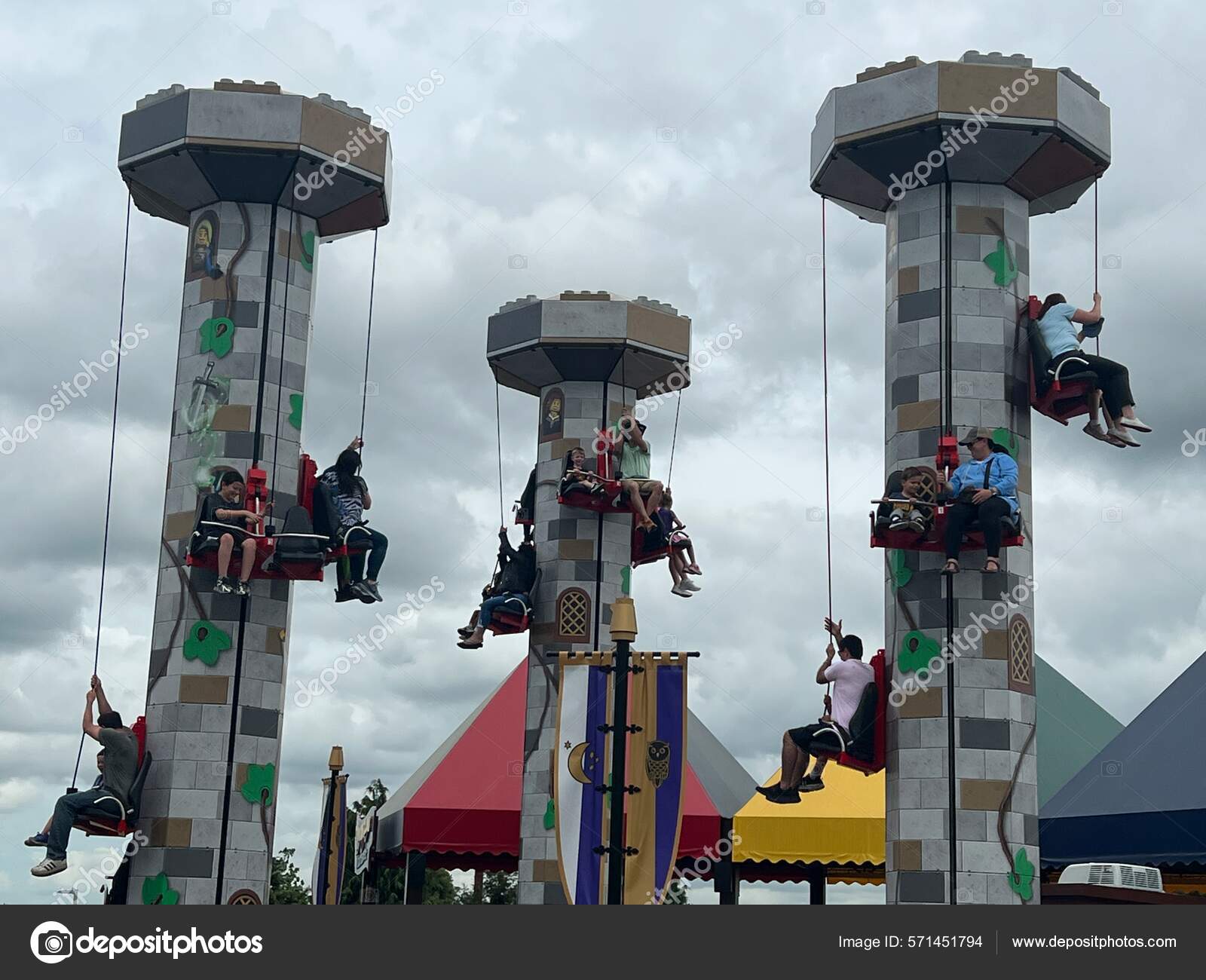 Goshen May Lego Castle Legoland Goshen New York Seen May — Stock ...