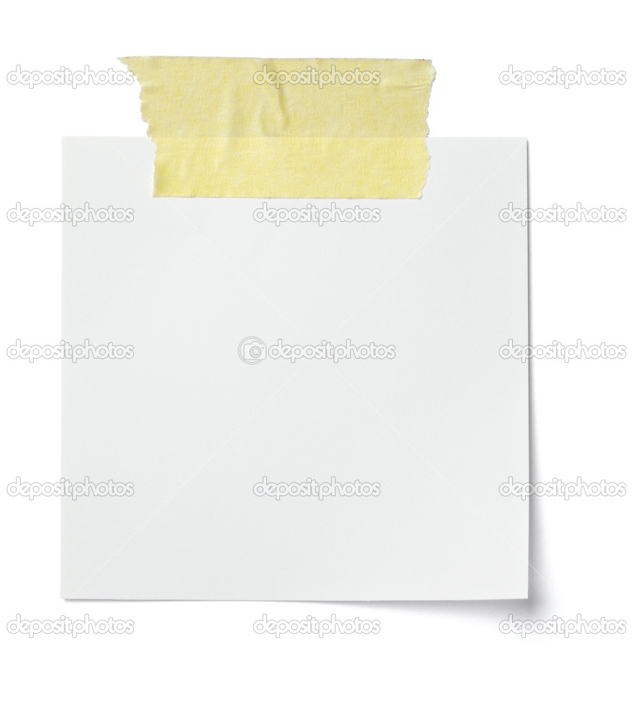 White note paper message label business Stock Photo by ©PicsFive 13473060