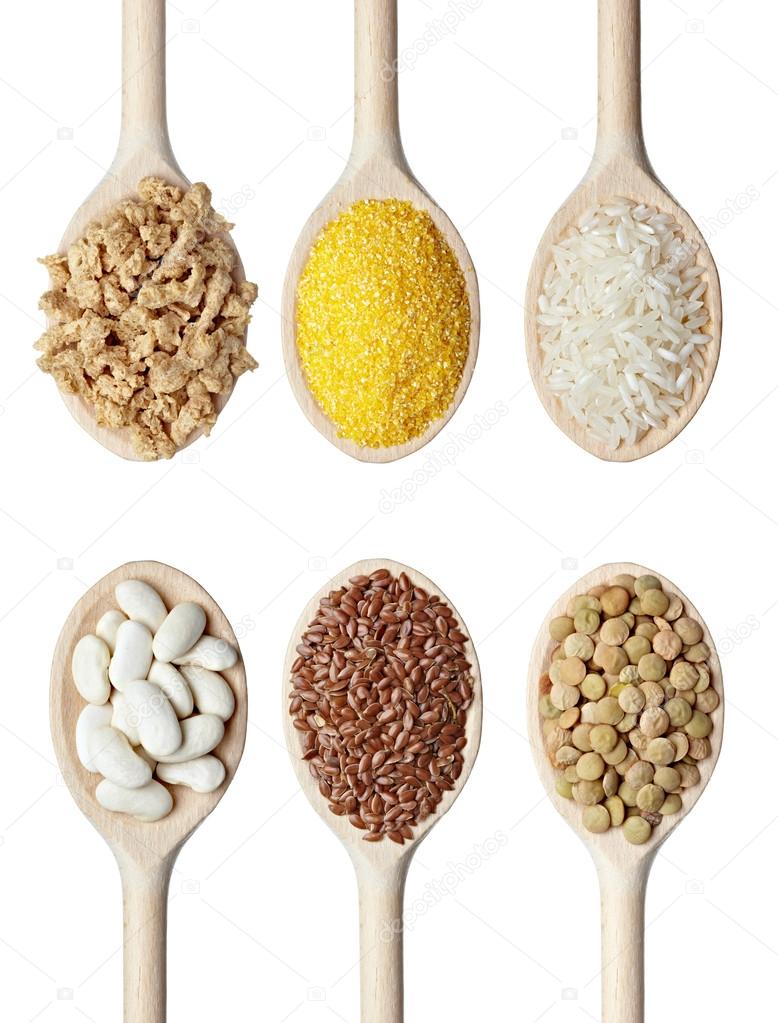 Beans rice and food ingredients — Stock Photo © PicsFive #13539980