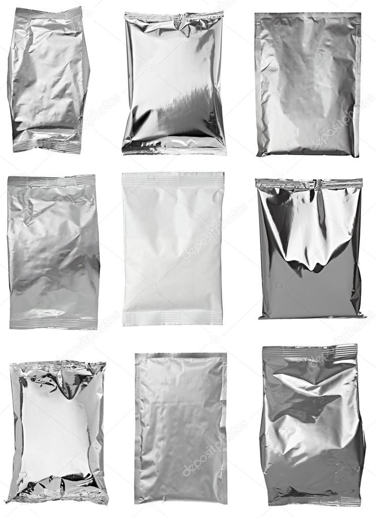 Aluminum metal bag package — Stock Photo © PicsFive #13540670