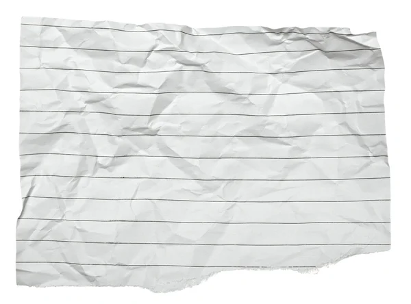 White crumpled note paper — Stock Photo © PicsFive #13706807