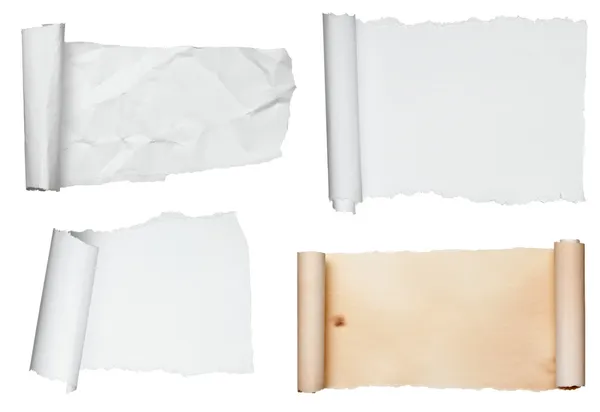 White crumpled curled scroll note paper Stock Photo by ©PicsFive 13702584