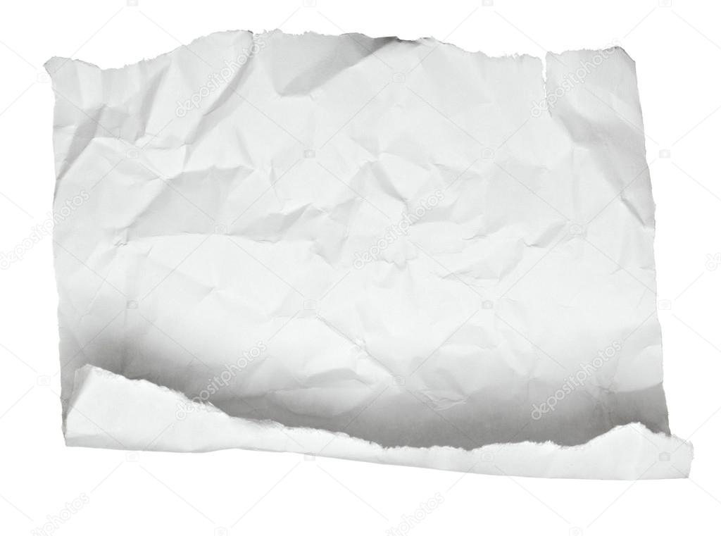 White crumpled curled note paper Stock Photo by ©PicsFive 13700300