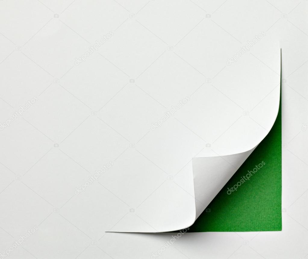White paper with curled edge Stock Photo by ©PicsFive 13712104
