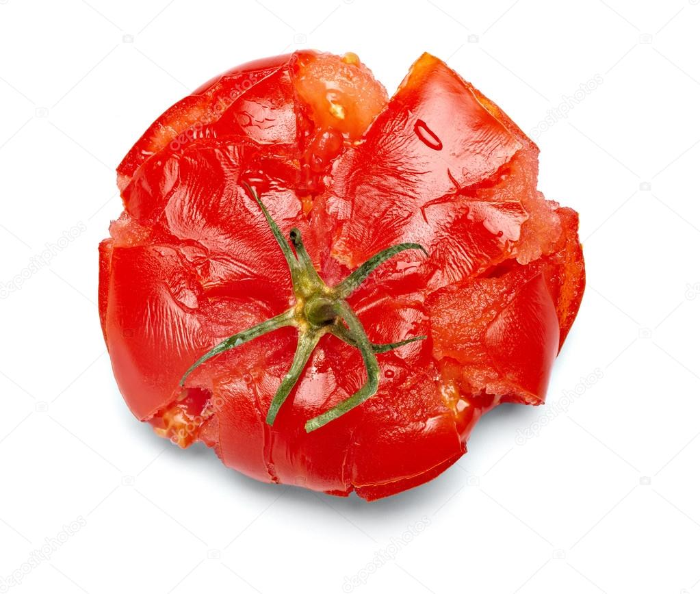 Splattered splashed tomato vegetable food — Stock Photo © PicsFive ...