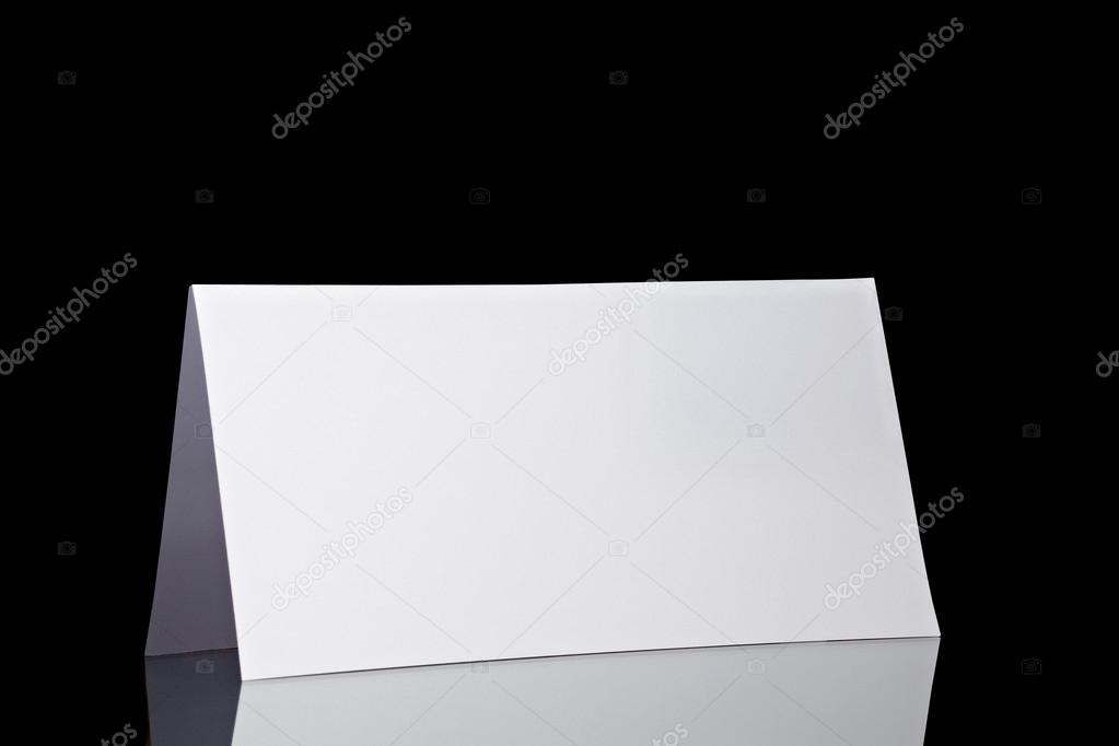 Folded card note leaflet Stock Photo by ©PicsFive 13776886