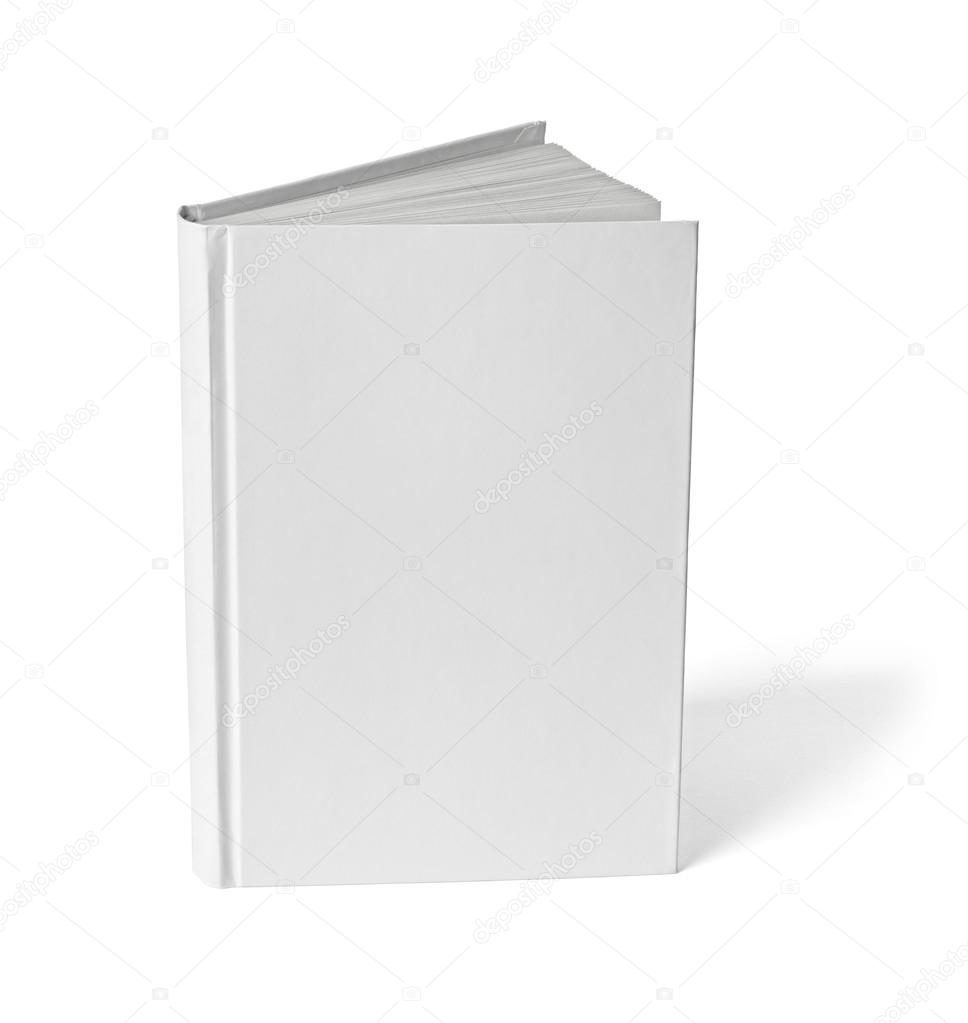Book notebook textbook white blank paper template Stock Photo by ...