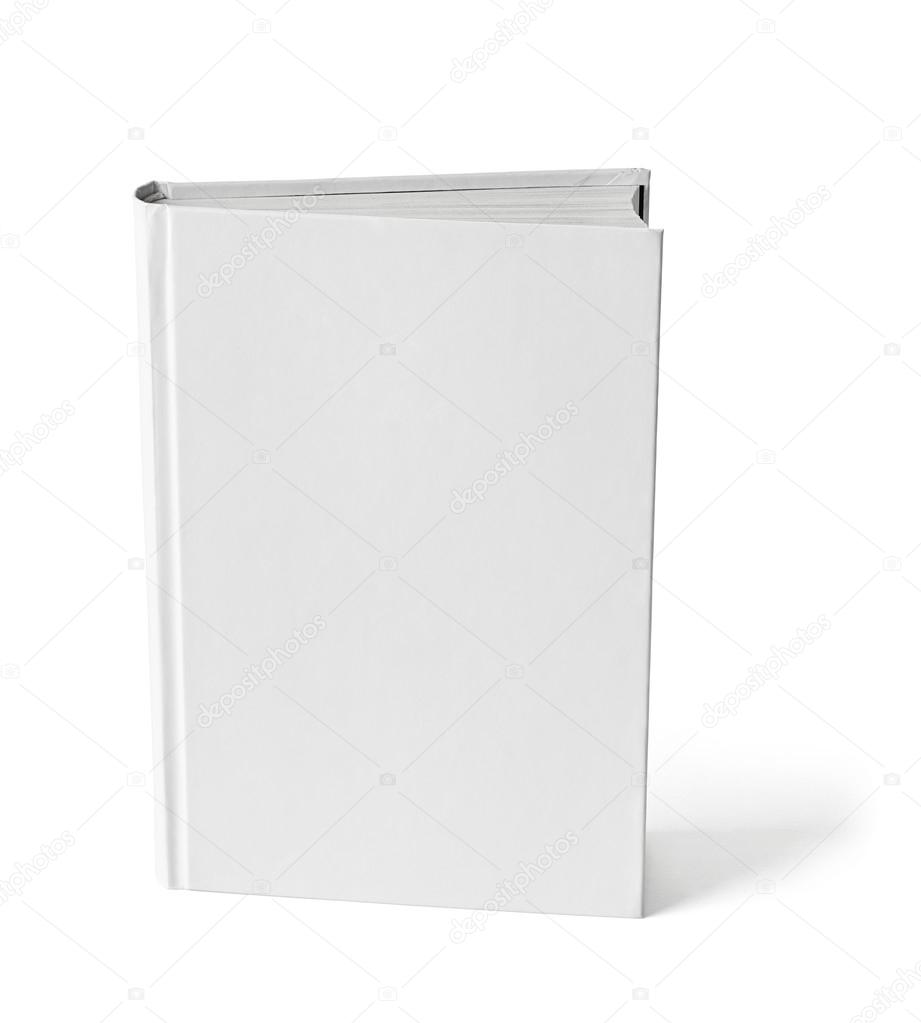 Book notebook textbook white blank paper template Stock Photo by ...