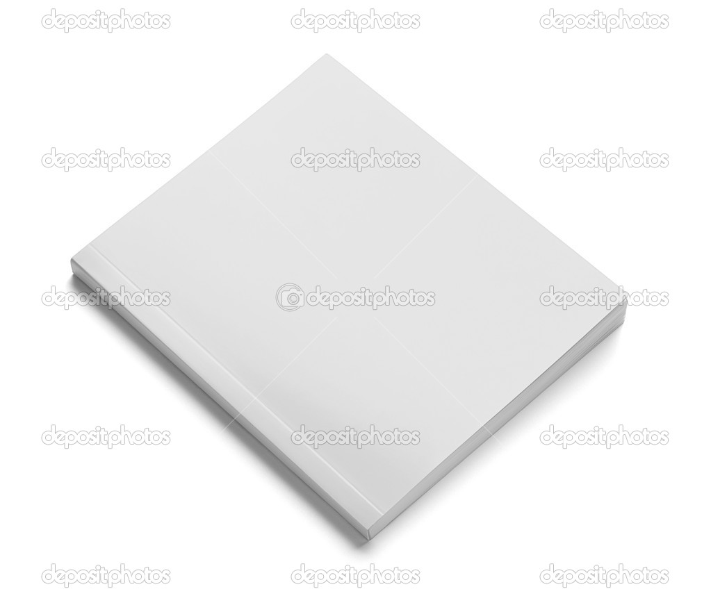 Book notebook textbook white blank paper template Stock Photo by ...