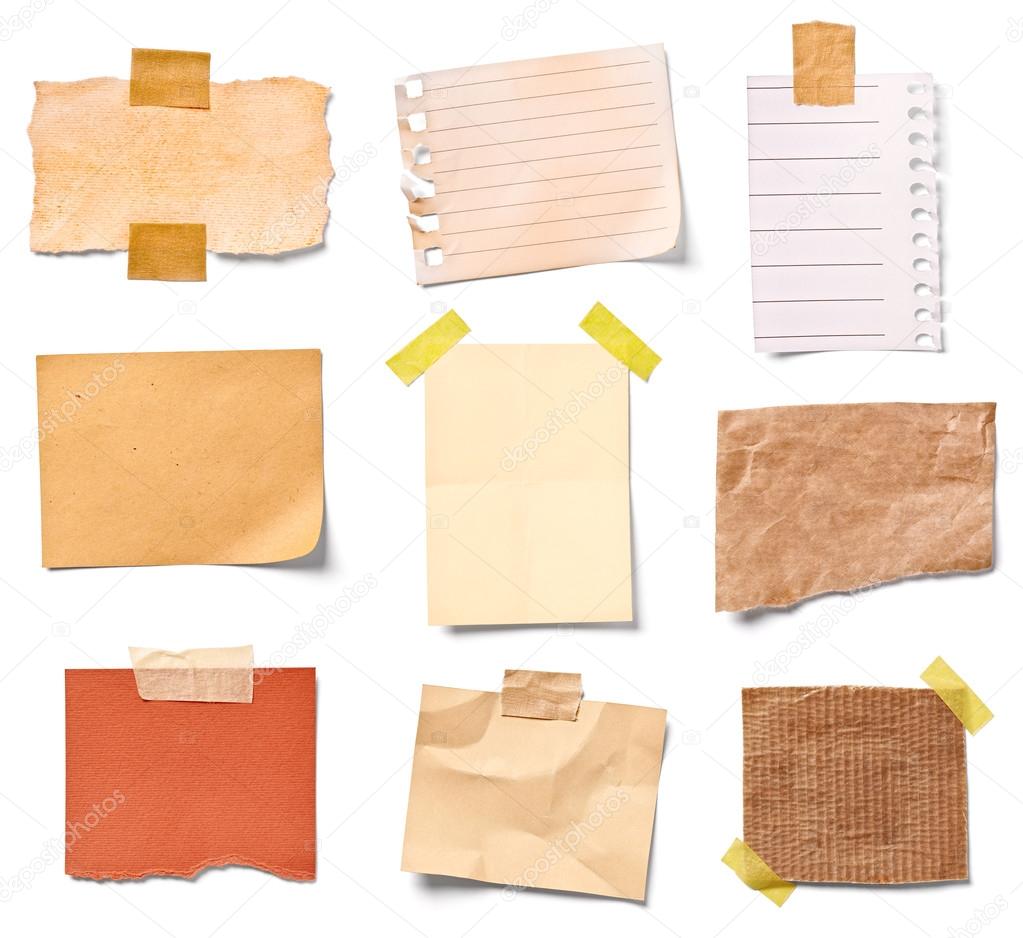 Vintage note paper office business — Stock Photo © PicsFive #29173355