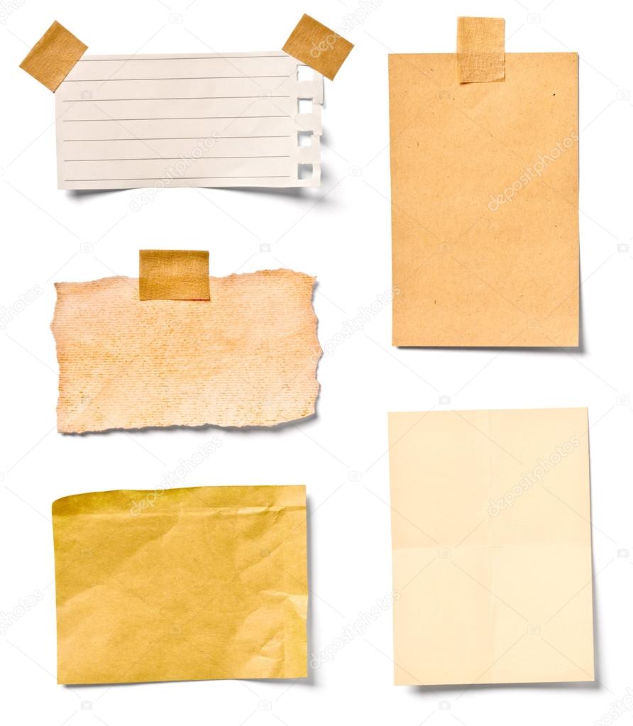 Vintage note paper office business — Stock Photo © PicsFive #29173933