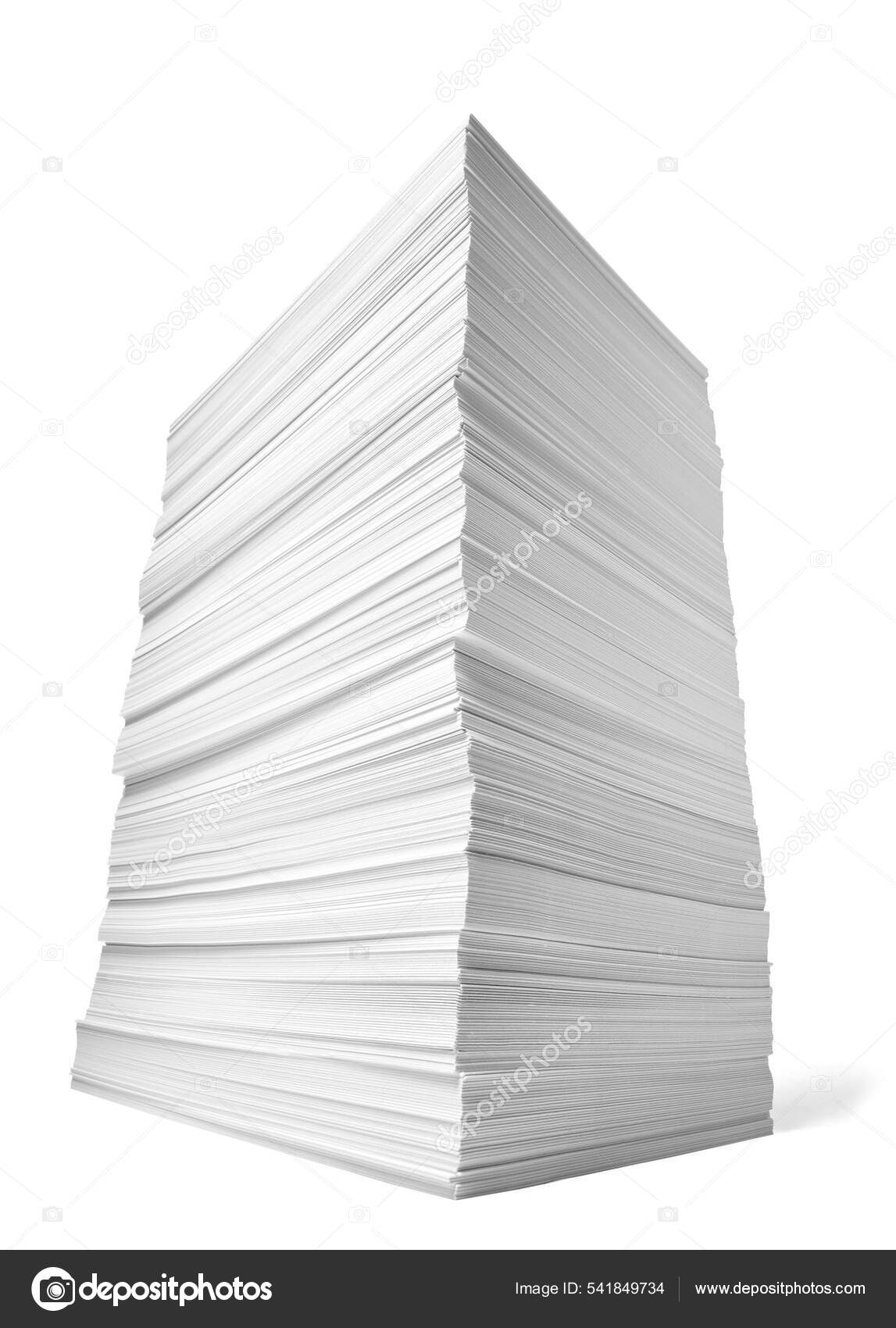 Paper stack pile office paperwork busniess education Stock Photo by ...