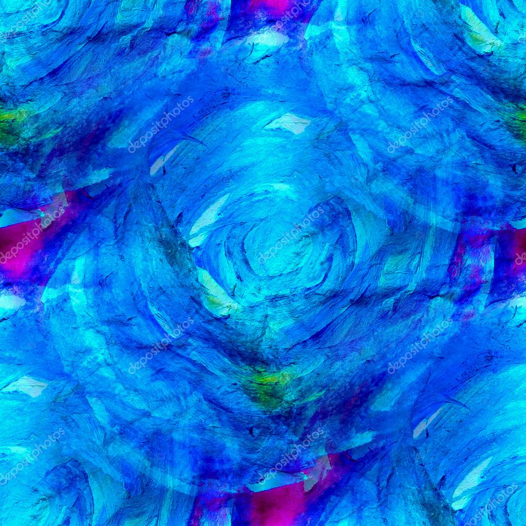 Blue sea seamless texture picture abstract watercolor background Stock ...