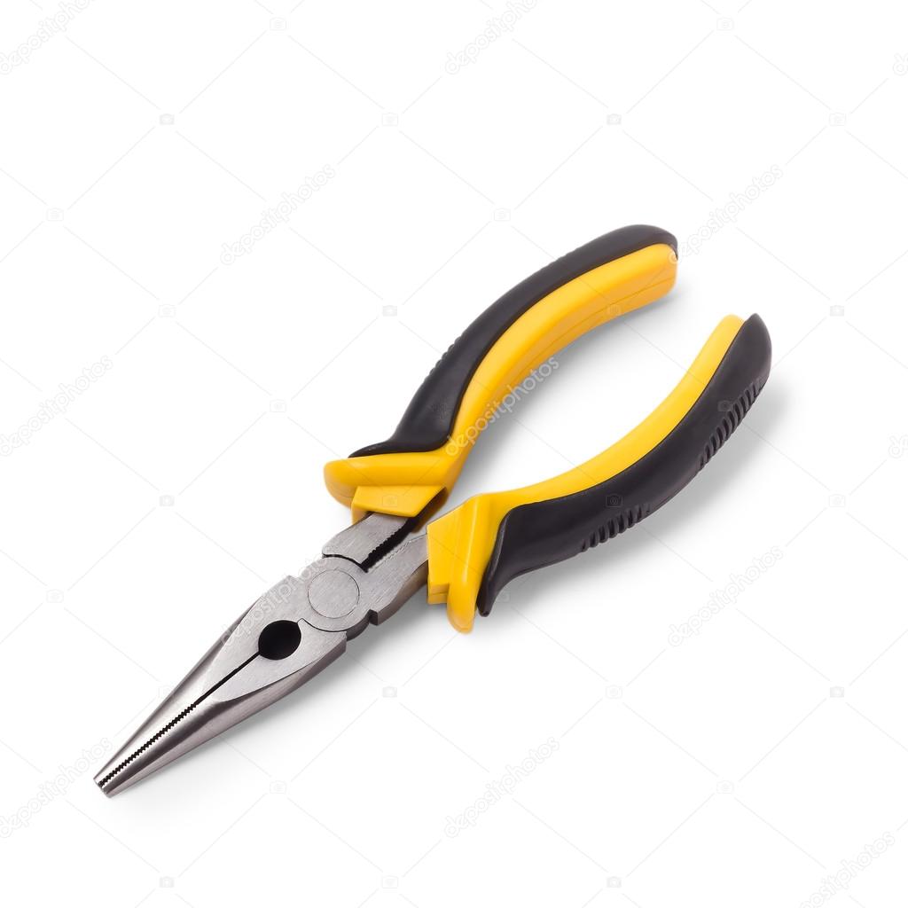 Yellow pliers for construction Stock Photo by ©maxximmm1 16284557