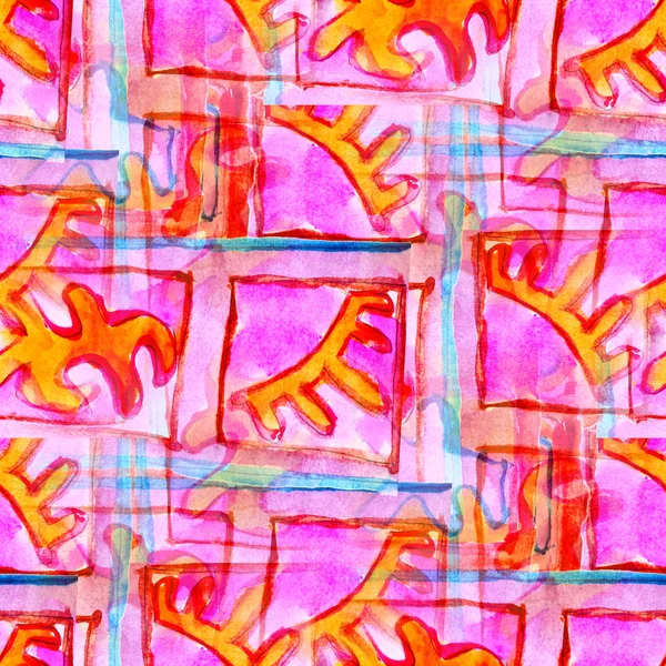 pink seamless cubism abstract art Picasso texture watercolor wal ...