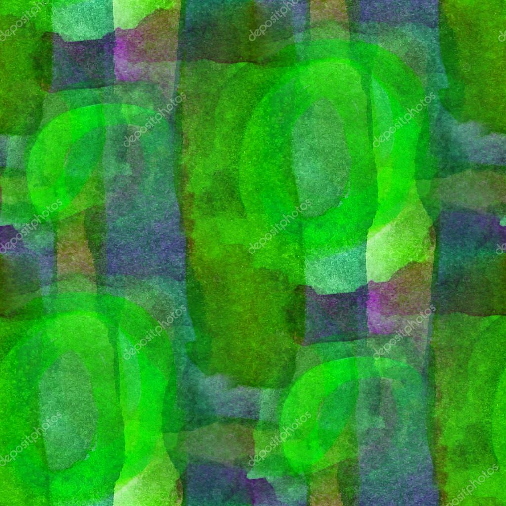 Art seamless green texture background, watercolor abstract brush Stock ...