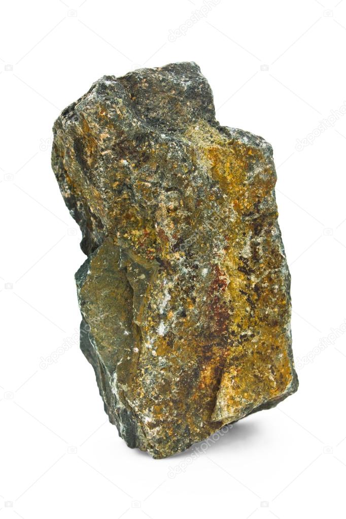 Piedra aislada fondo blanco roca natural granito roca sol 2022