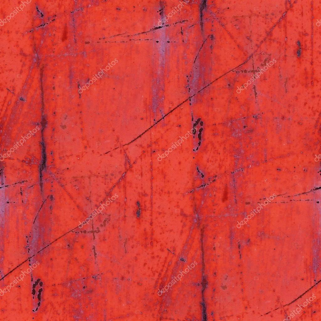 Red Rusted Metal Texture