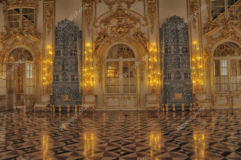 Great Hall of the Catherine Palace, Russia – Stock Editorial Photo ...