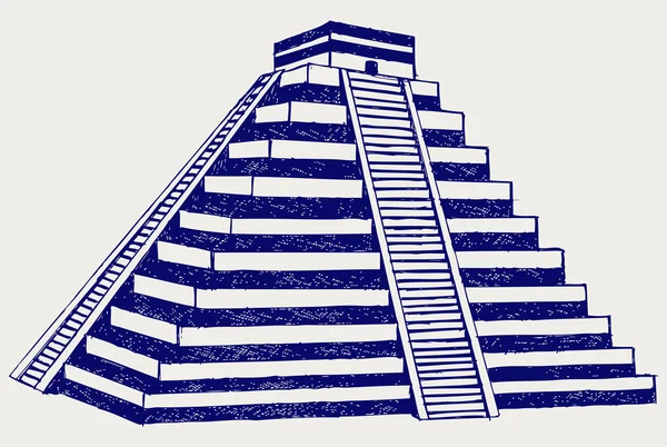 Pyramide de kukulkan Vector Art Stock Images | Depositphotos