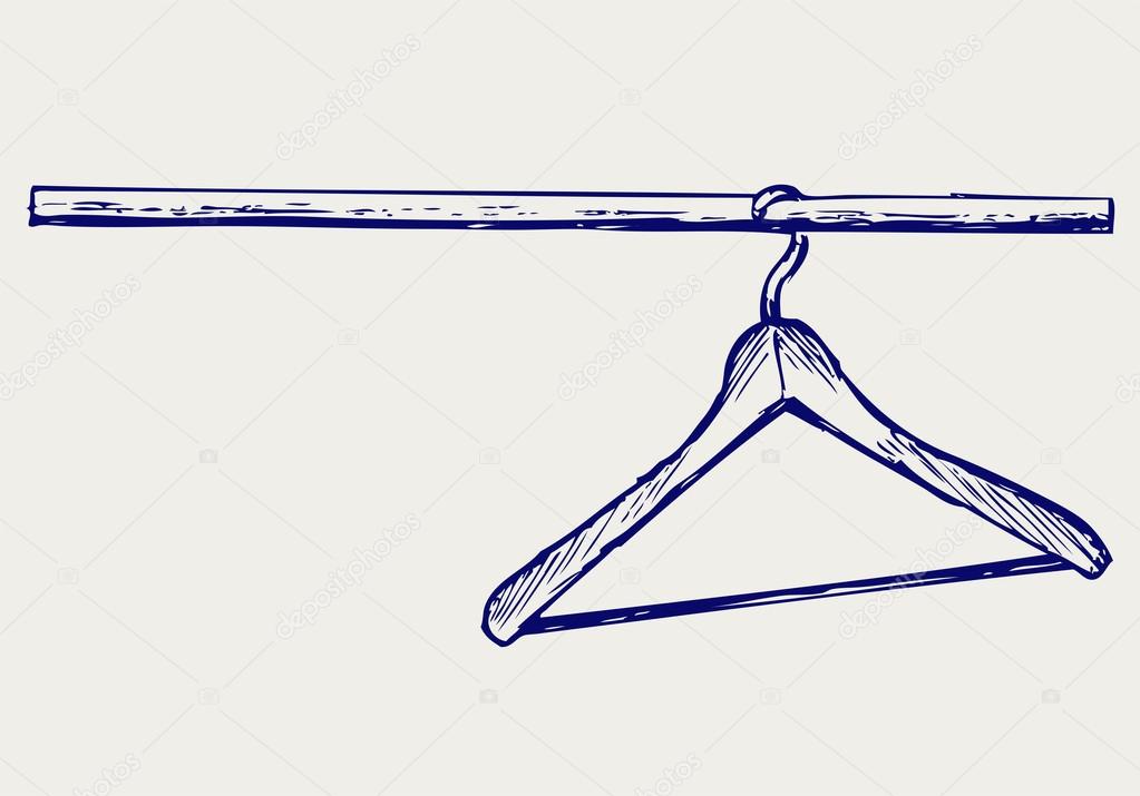 Hangers. Doodle style — Stock Vector © Kreativ #17594785