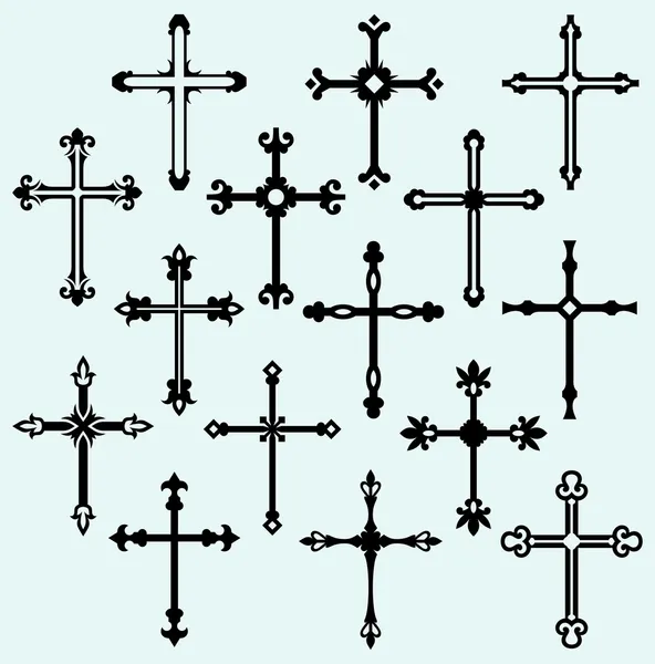 Pointed Cross Outline