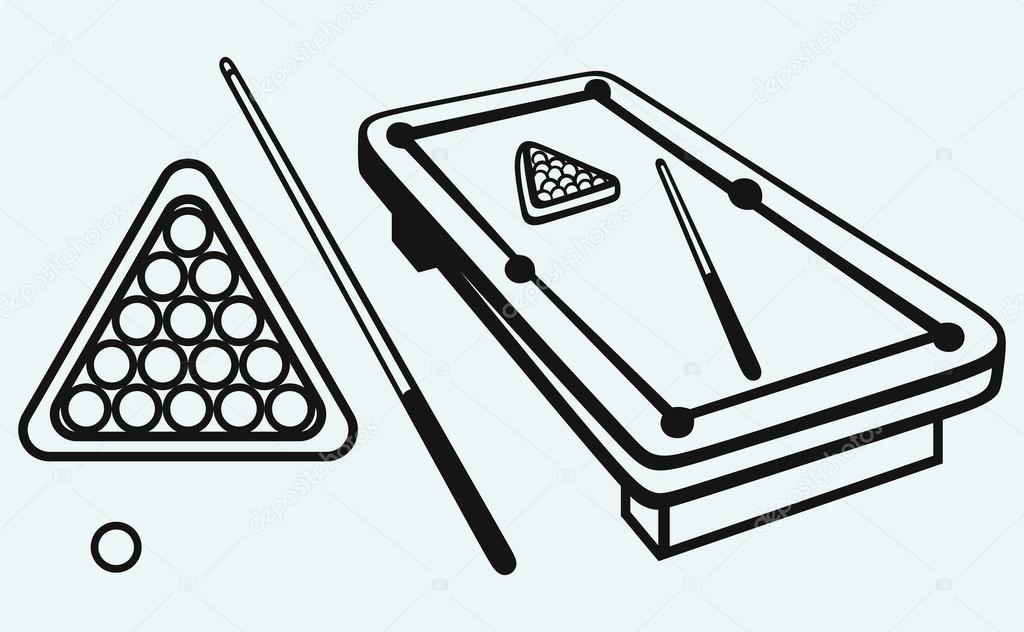 Pool Table Balls Coloring Pages Sketch Coloring Page