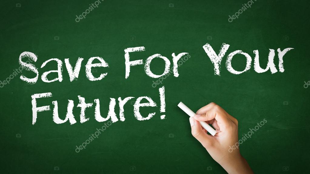 Save For Your Future Chalk Illustration — Stock Photo © kbuntu #40045697