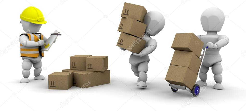Clipart Of Man Moving 3d