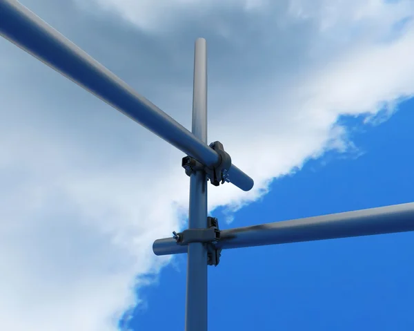 Football goal post — Stock Photo © aremafoto #2587189