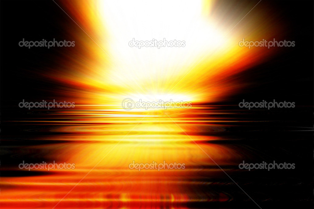 Sunset explosion — Stock Photo © kjpargeter #38396581