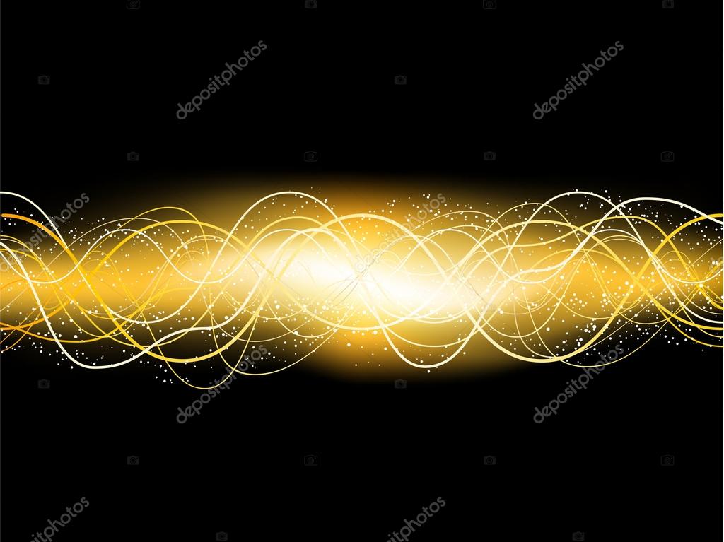Golden flow Stock Vector Image by ©kjpargeter #40601671