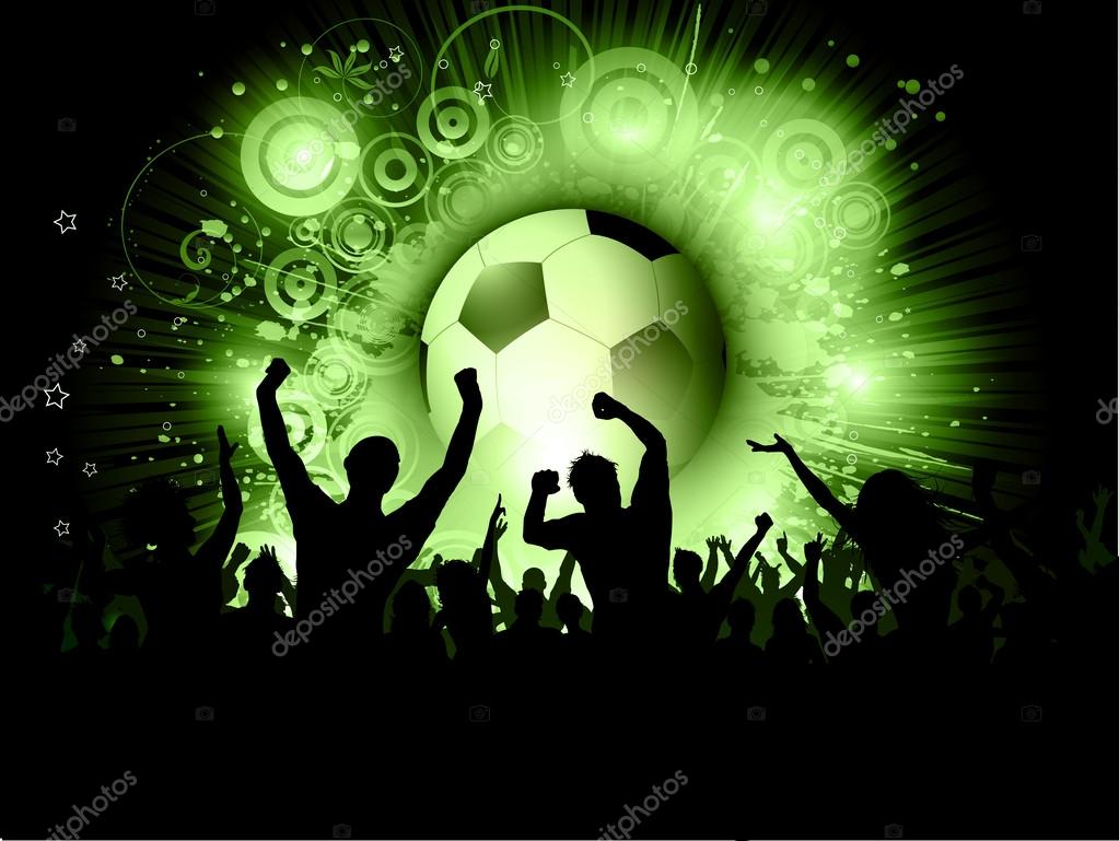 Football crowd Stock Vector by ©kjpargeter 40758111