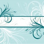 Blue scroll shape Stock Vector Image by ©hugolacasse #6059042