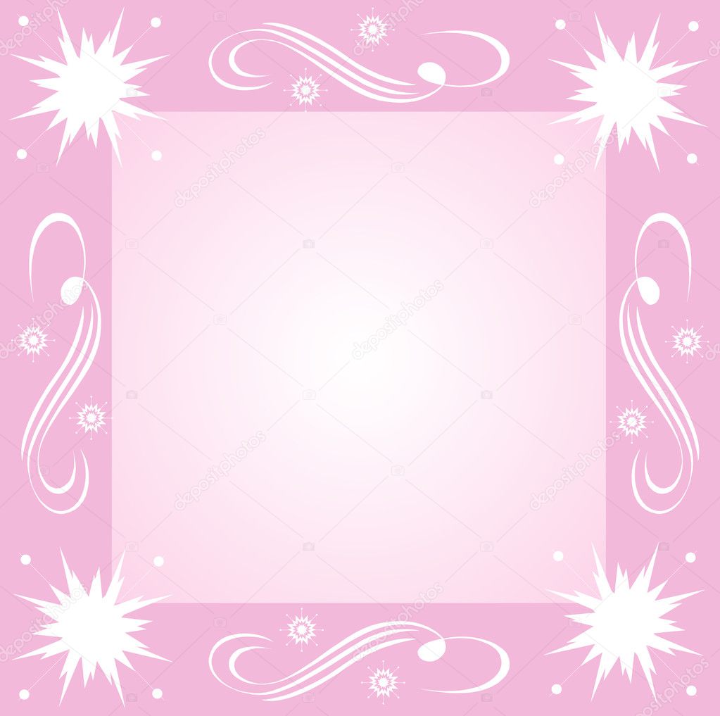 Pink frame Stock Vector by ©kjpargeter 42950241