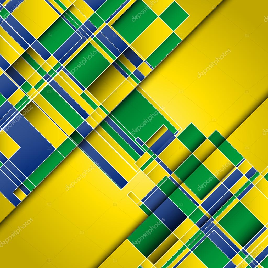 Background using Brazil flag colours Stock Vector Image by ©kjpargeter ...