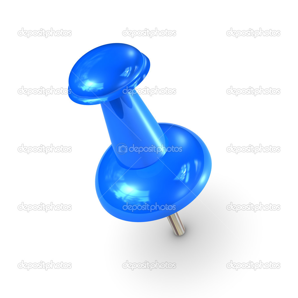 tachuela azul — Foto de stock © Tristan3D #12021307