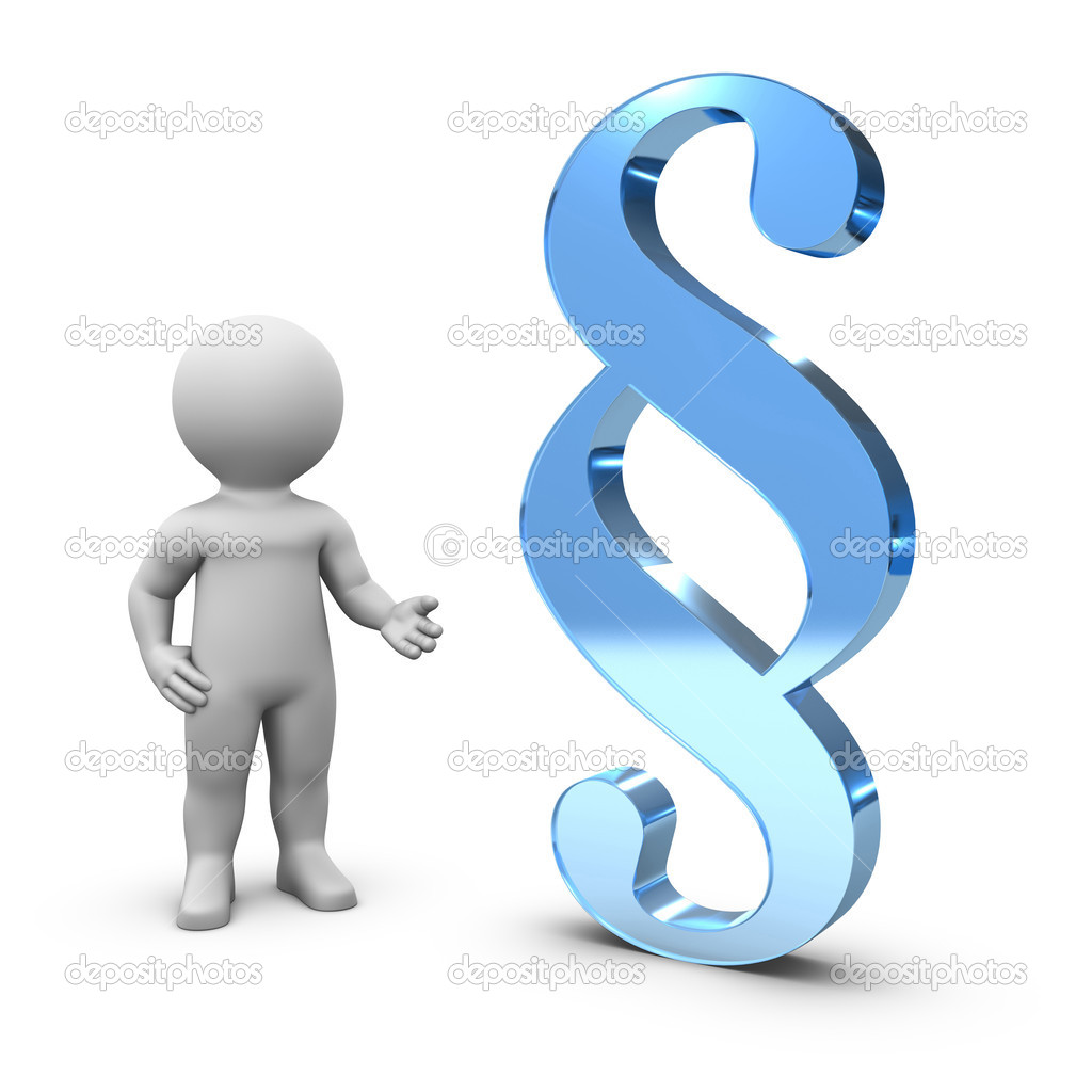 Paragraf-Gesetz-Symbol — Stockfoto © Tristan3D #29007035