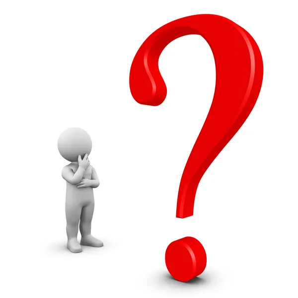 Question mark - Bobby Series — Stock Photo © Tristan3D #5370039