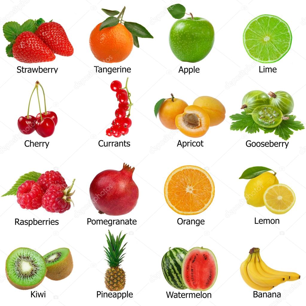 A collection of 16 Fruit Stock Photo by ©narcis1 35809943