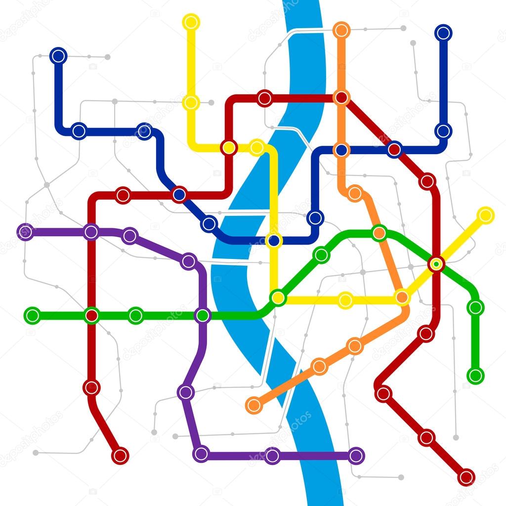 City Public Transport Scheme Stock Vector by ©jamdesign 48937113