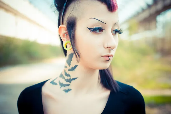 Beautiful punk girl Stock Photos, Royalty Free Beautiful punk girl ...