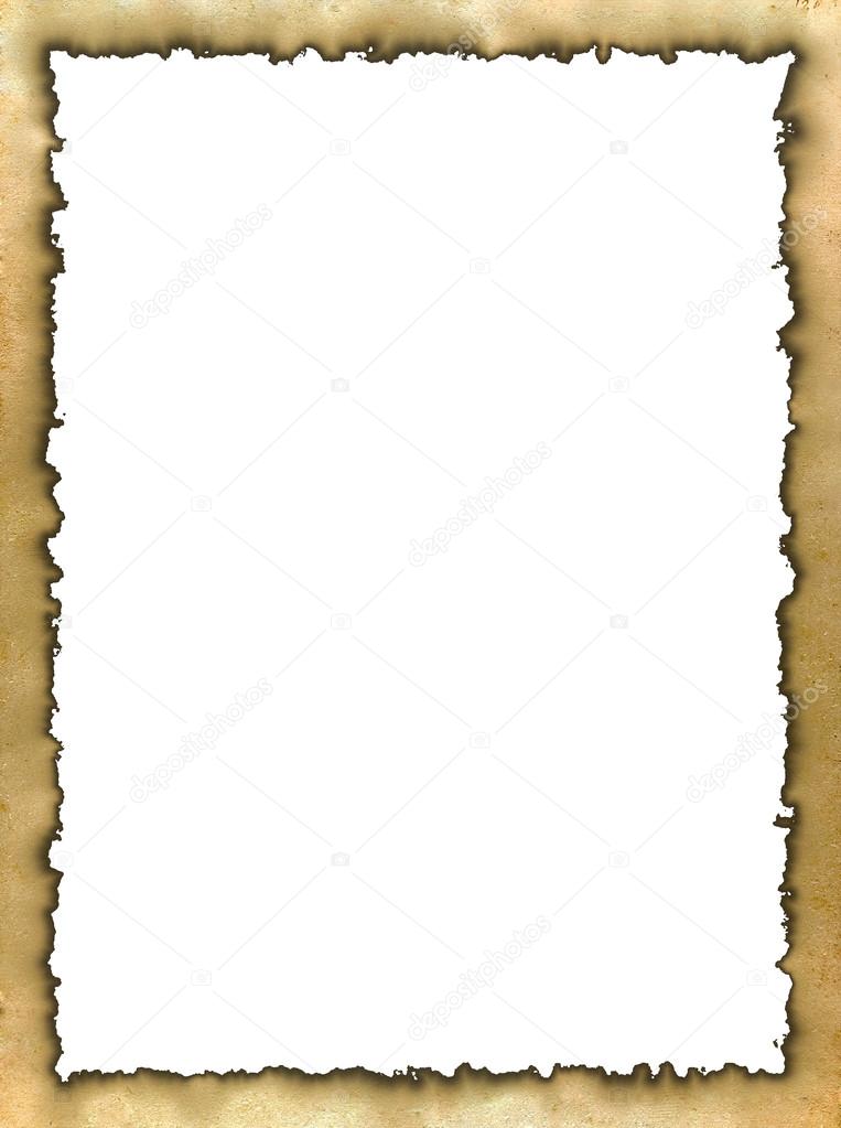 Burned edges frame — Stock Photo © myper #12564272