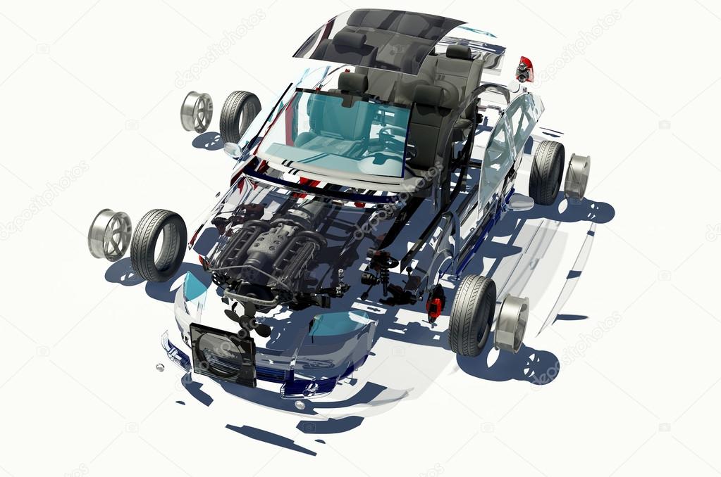 Disassembled car. — Stock Photo © Iurii #20013115